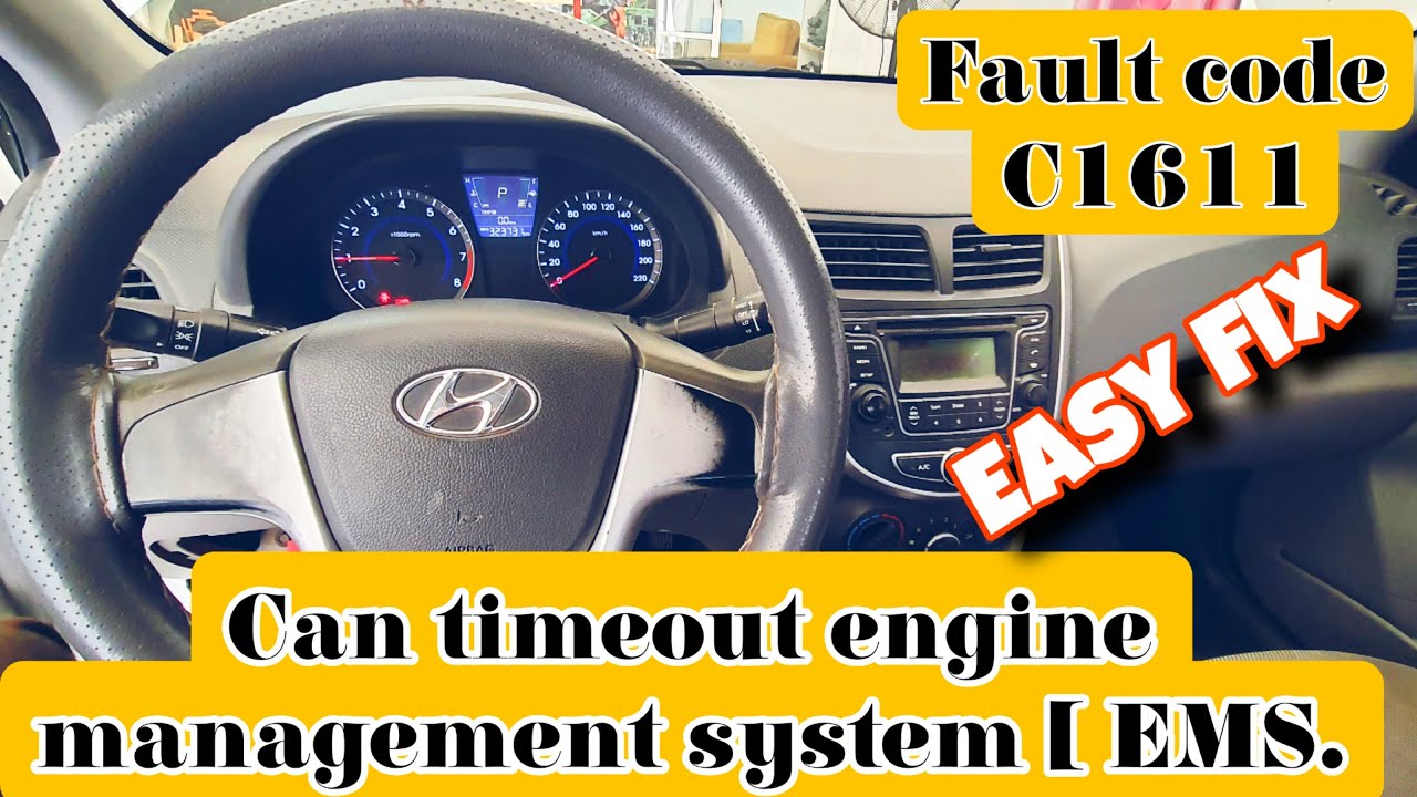 C1611 Can timeout engine management system EASY FIX, Hyundai ecm repair ...