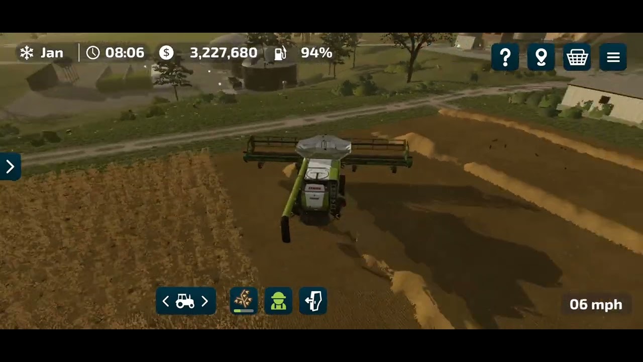 fs23 mobile gameplay harvest - YouTube