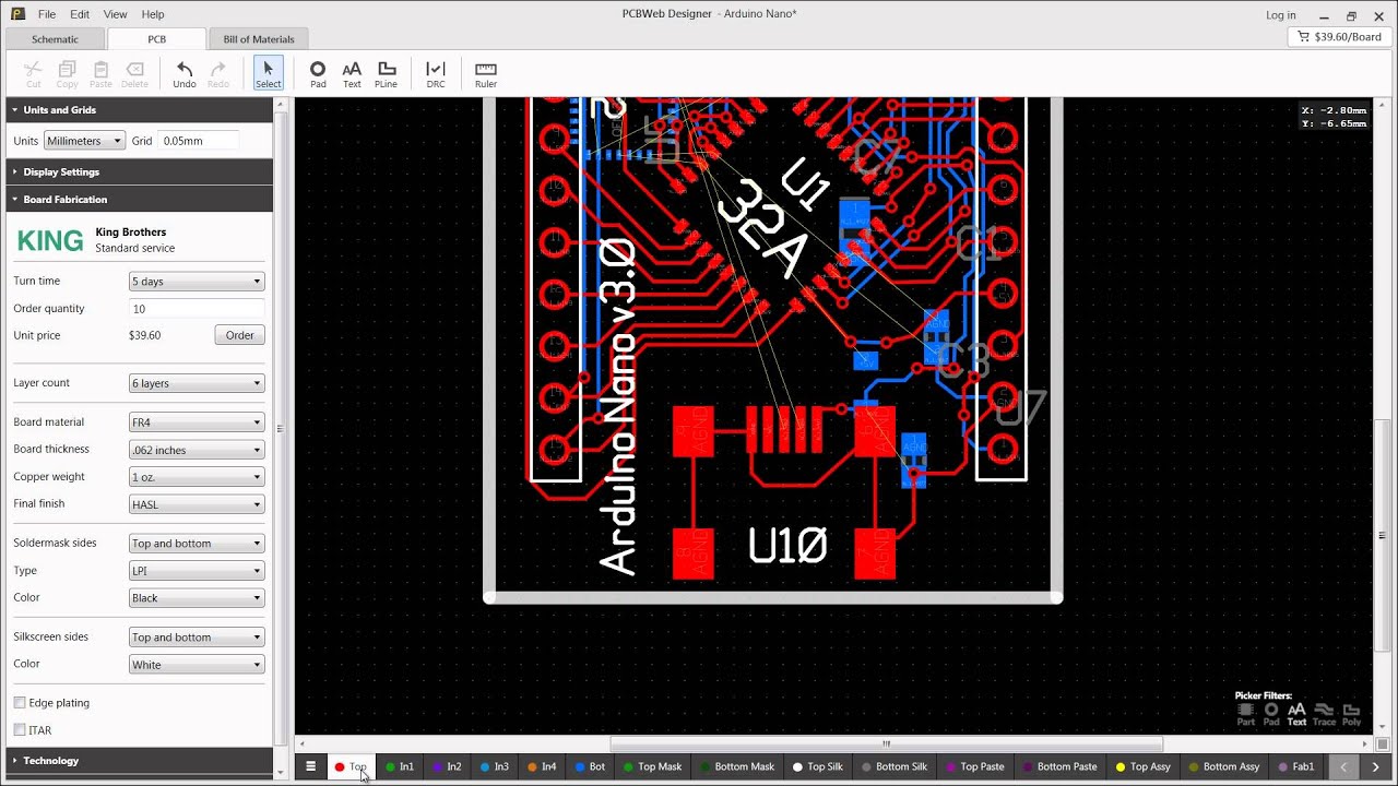 PCBWeb - Tutorial: Layer Number and Color - YouTube