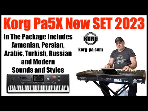 Korg Pa5X New SET 2023, Armenian, Persian, Arabic, Turkish