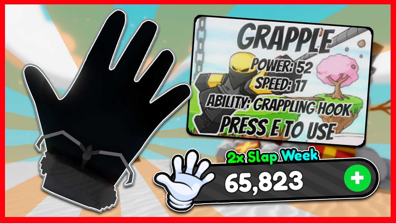 New Grapple Glove X2 Slap Week Event In Slap Battles Roblox Youtube