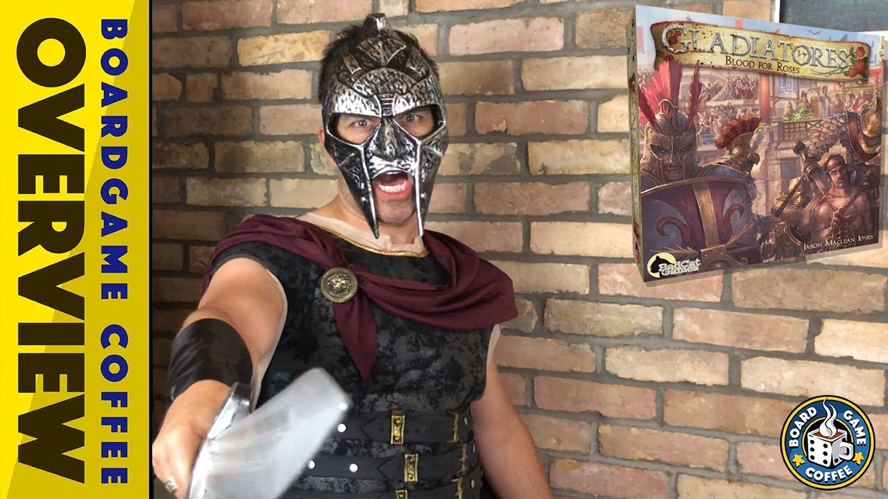 Gladiatores: Blood for Roses! Kickstarter board games - YouTube