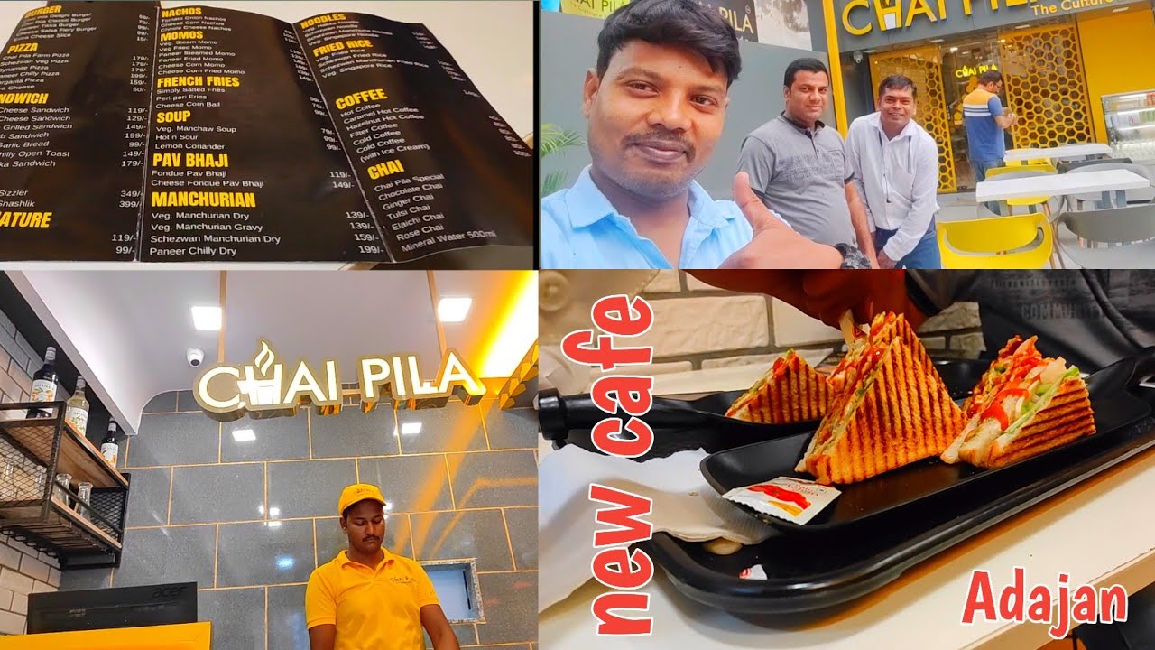 new CHAI PILA cafe at Anand mahal road || Adajan || Surat - YouTube