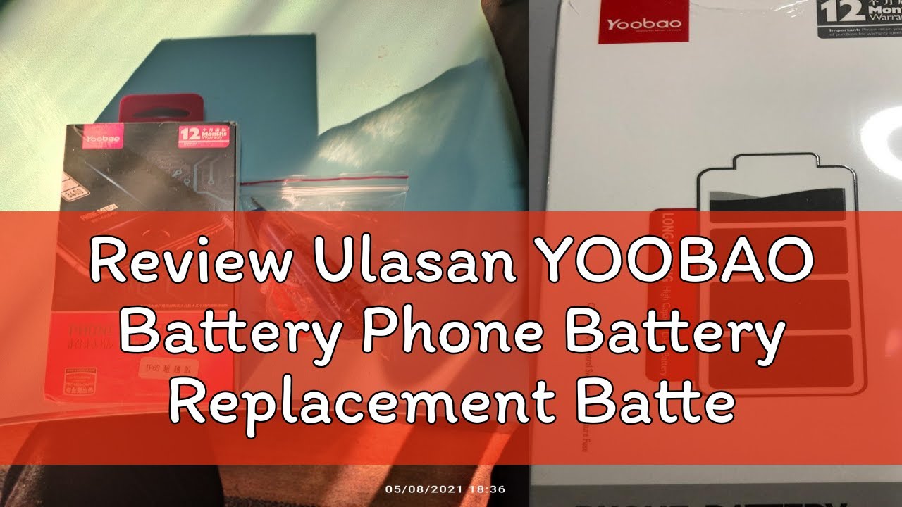Review Ulasan YOOBAO Battery Phone Battery Replacement Battery Ip ...