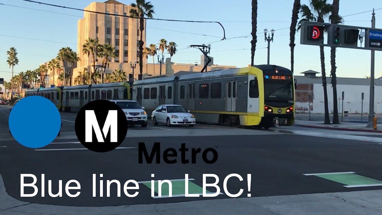 LACMTA Blue Line Kinkisharyo P3010 @ 1st Street - YouTube
