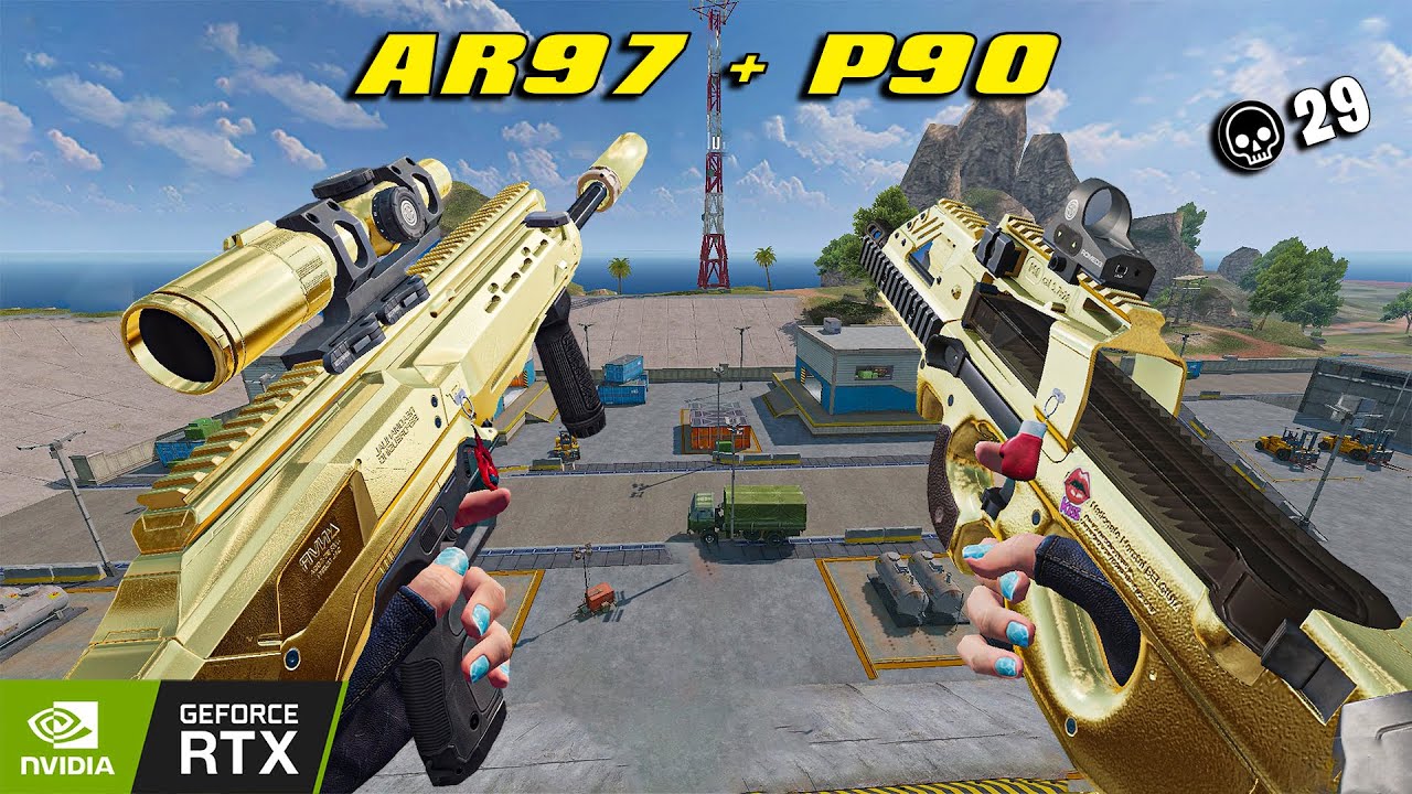 AR97 + P90 29 kill solo vs squad Blood strike pc max graphic rtx 2060 ...