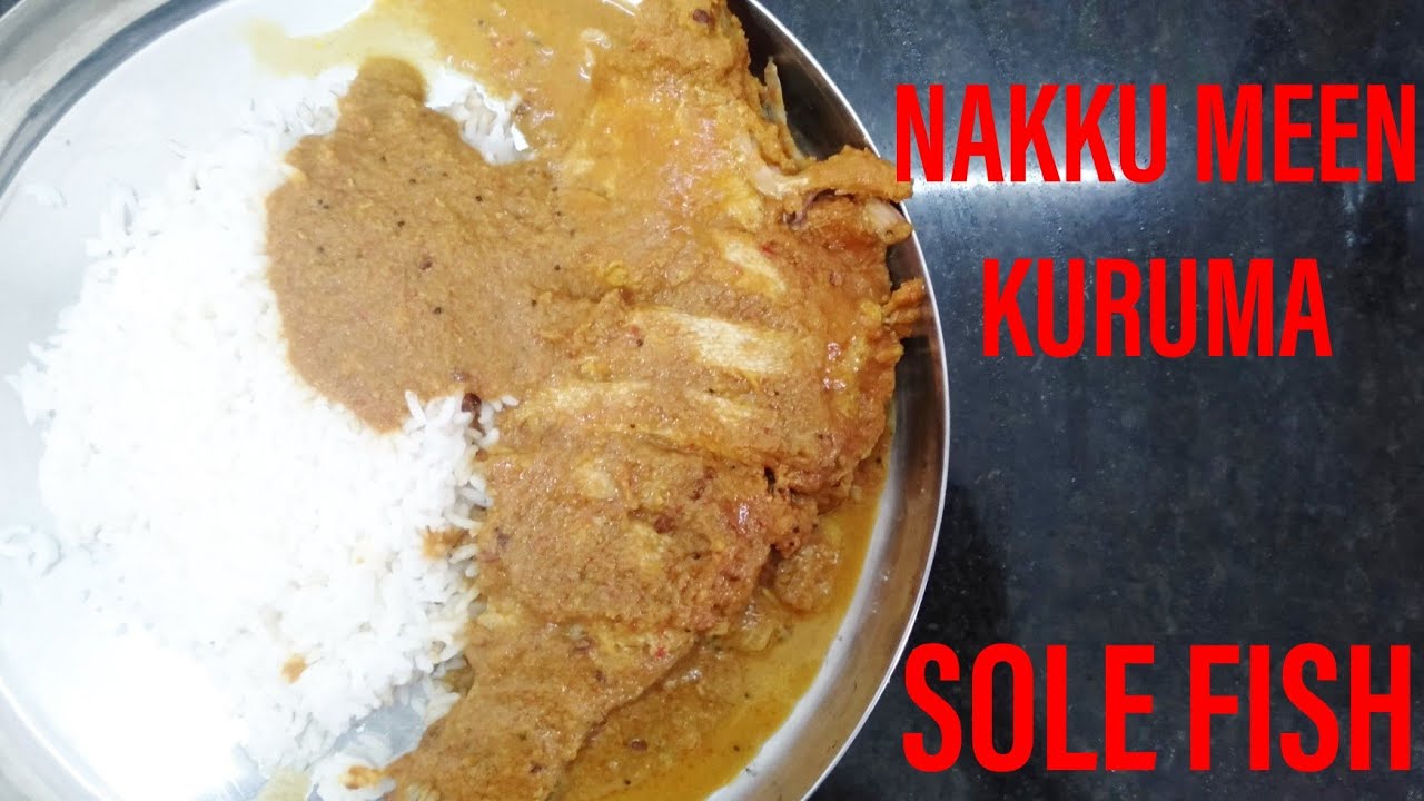 #nakkumeen #நாக்குமீன்குருமா sole Fish kuruma | nakku meen நாக்கு மீன் ...