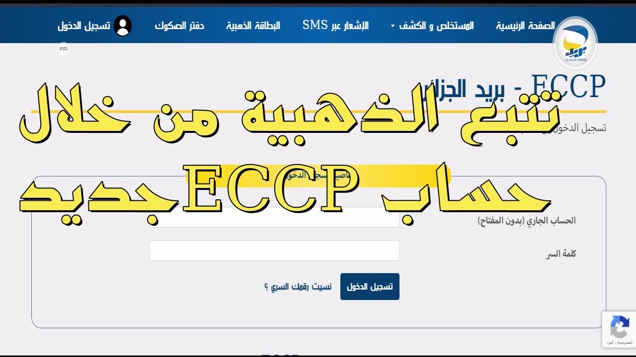 فتح حساب ECCP جديد وتتبع البطاقة من خلاله - YouTube
