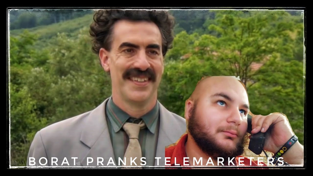 BORAT PRANKS TELEMARKETERS#prank#prankcall - YouTube