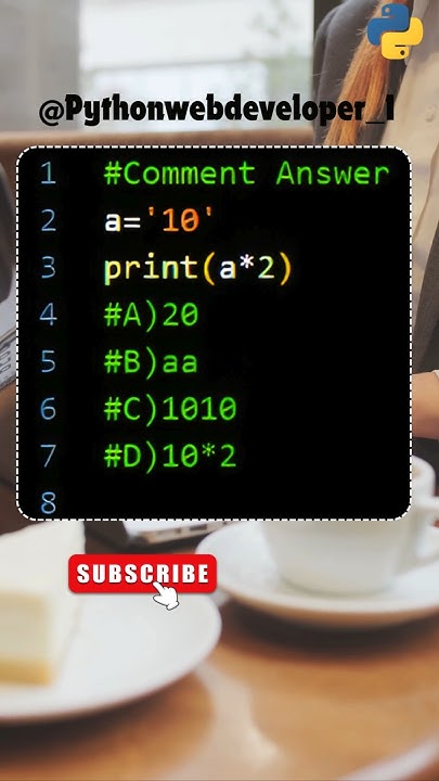Python MCQ? #gaming #coding #python #programming #dailyvlog #trending #ytshorts #shorts # ...