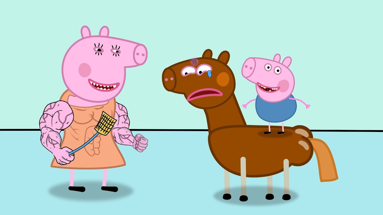 Horse | Funny Peppa Pig Try Not To Laugh 21 - YouTube