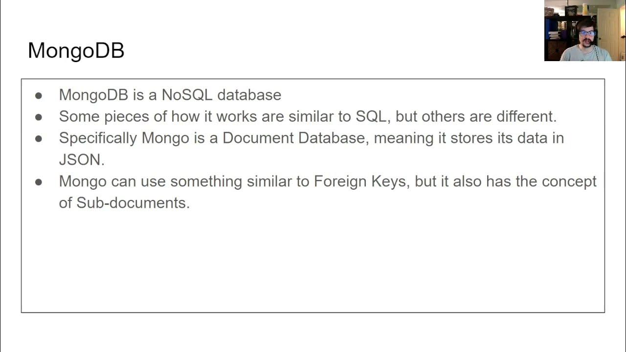MongoDB Part 1: Terms and Setup - YouTube