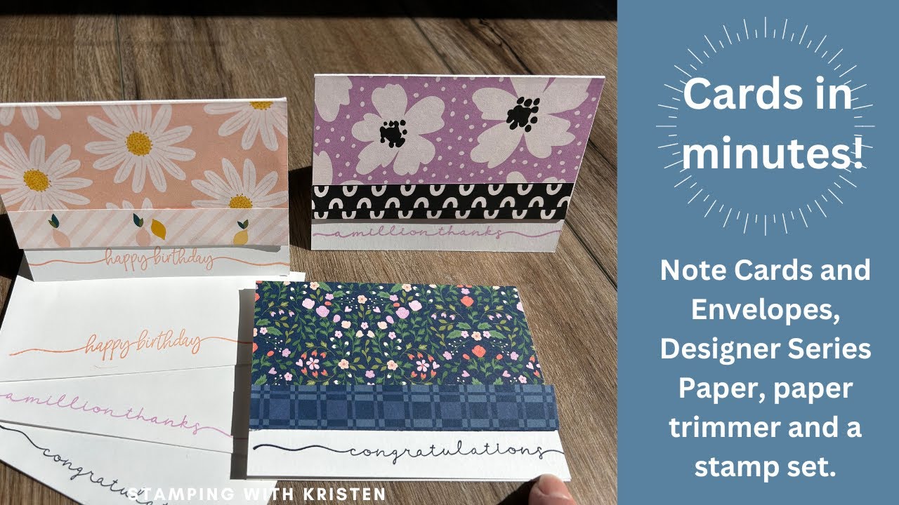 Note cards in minutes - YouTube