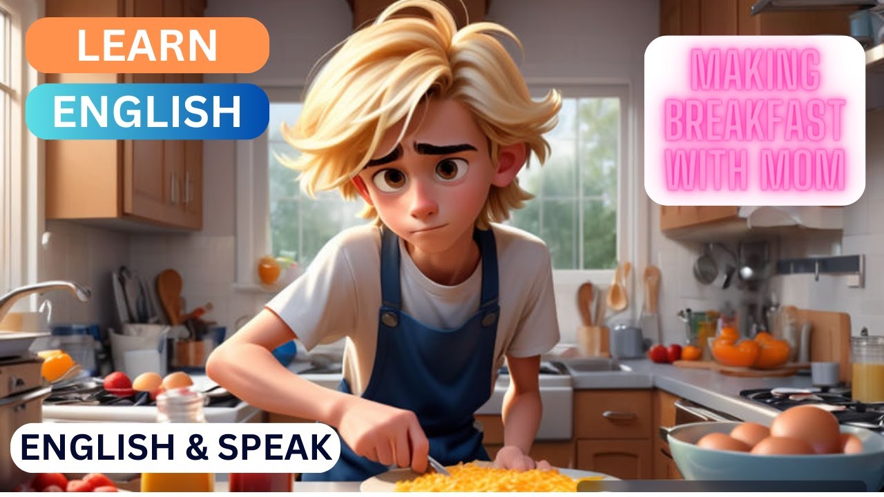 Making Breakfast with Mom | Improve Your English | Learn and Speak ...