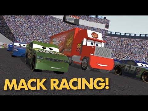 Mack Racing in the Piston Cup! - Sketchup Animation