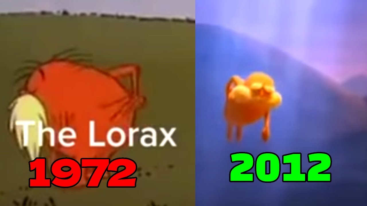 The Lorax Leaving Old and New Meme | Side by Side Comparison / The ...