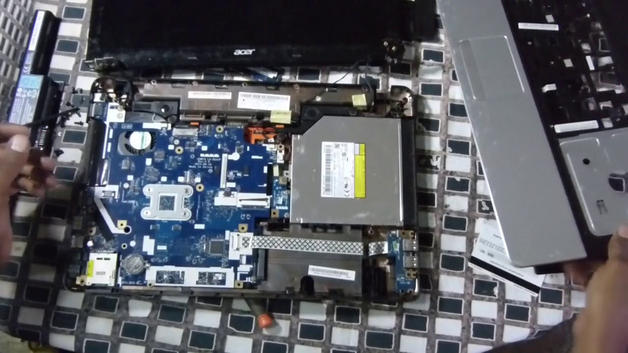 HOW TO DISASSEMBLE ACER LAPTOP - YouTube