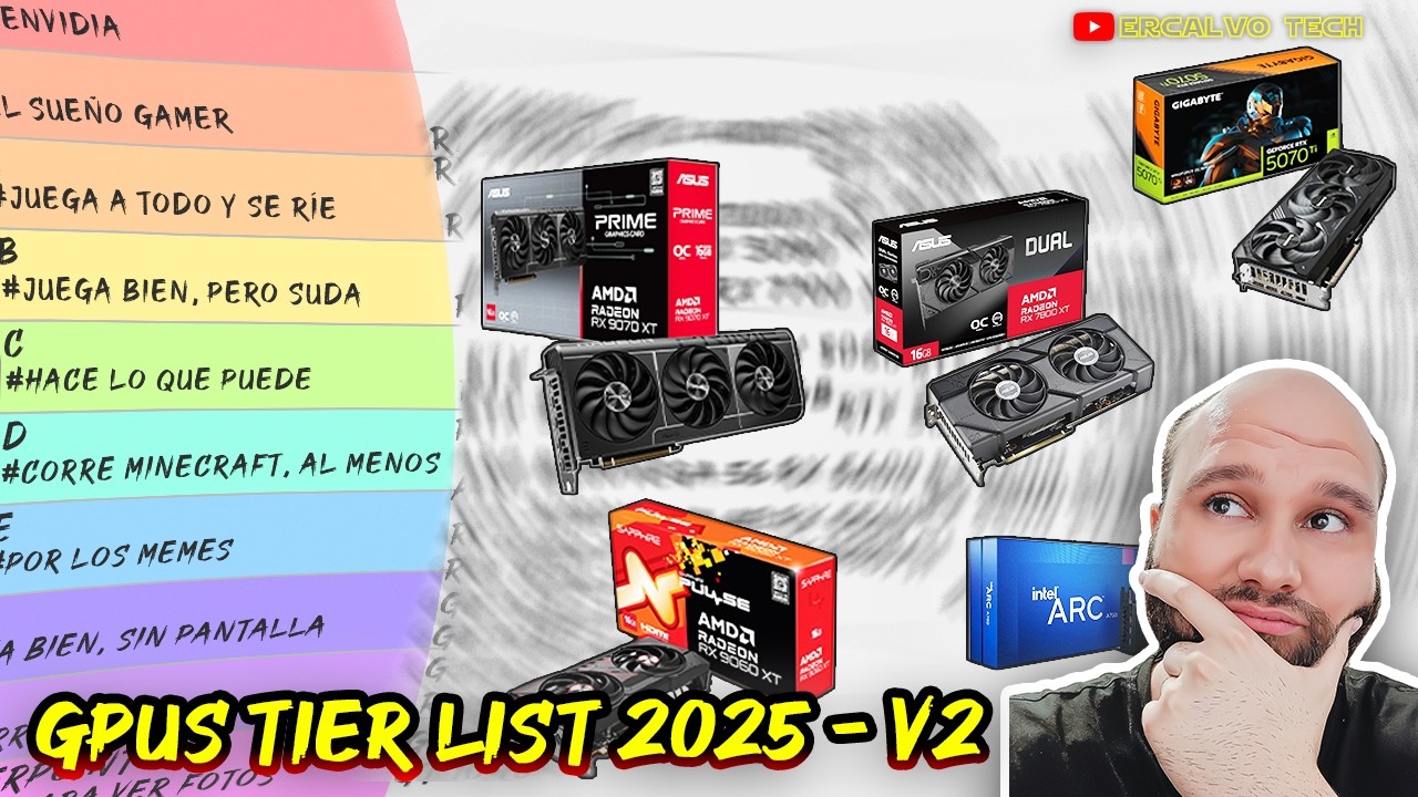 TIER LIST DEFINITIVA GPUs 2025: +Modelos, recomendaciones y Cambios ...
