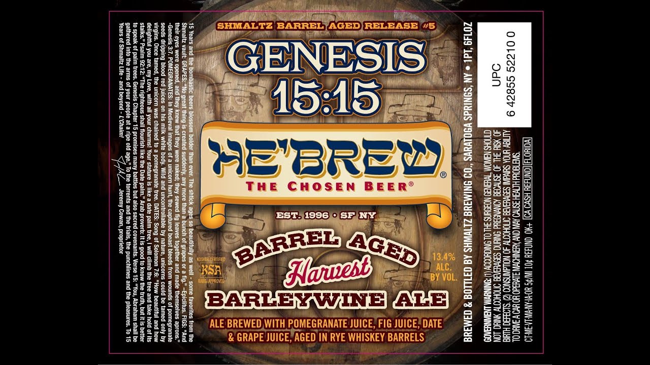 HeBrew Genesis 15:15 Video Beer Review | San Diego Beer Vlog EP 434 ...