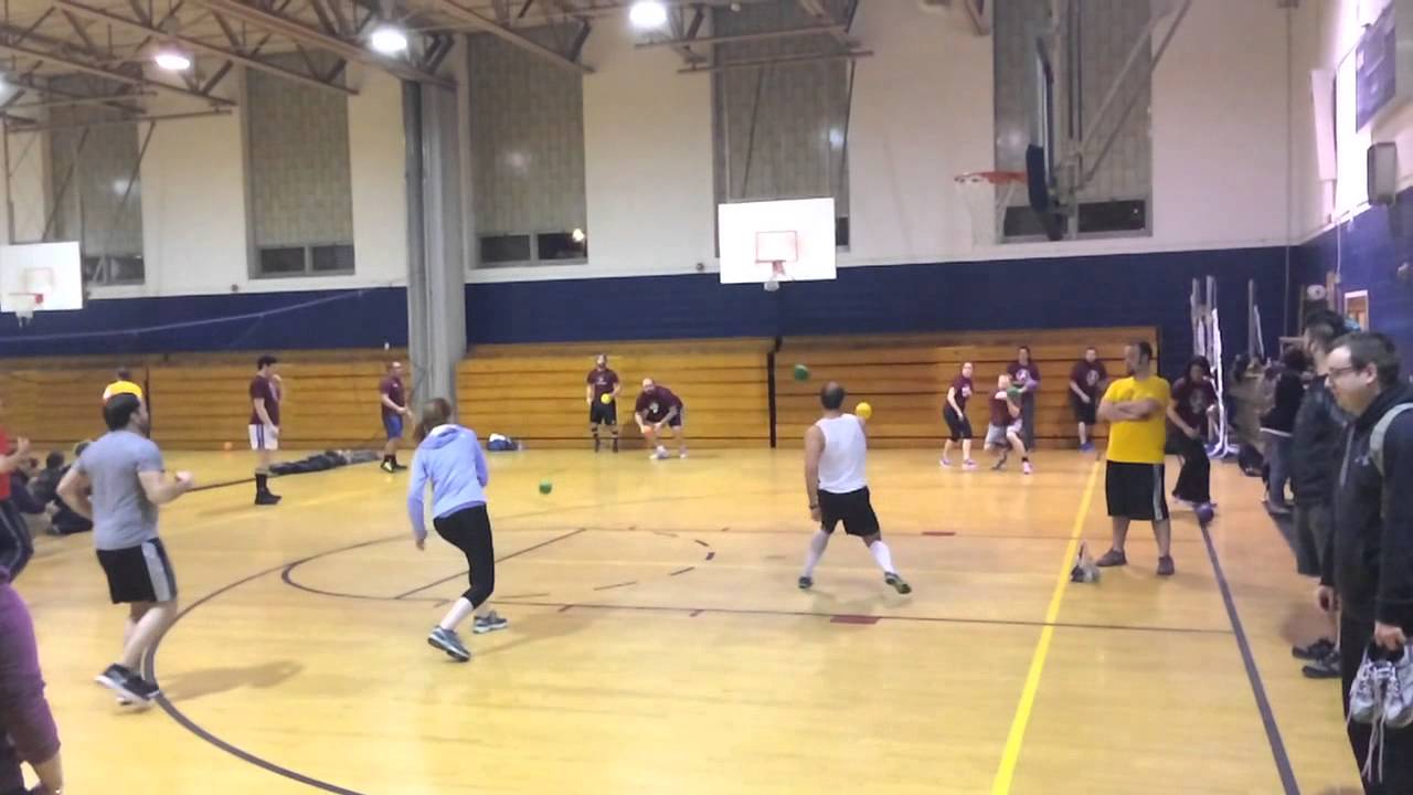 Slow Motion Dodgeball Action 3 - YouTube