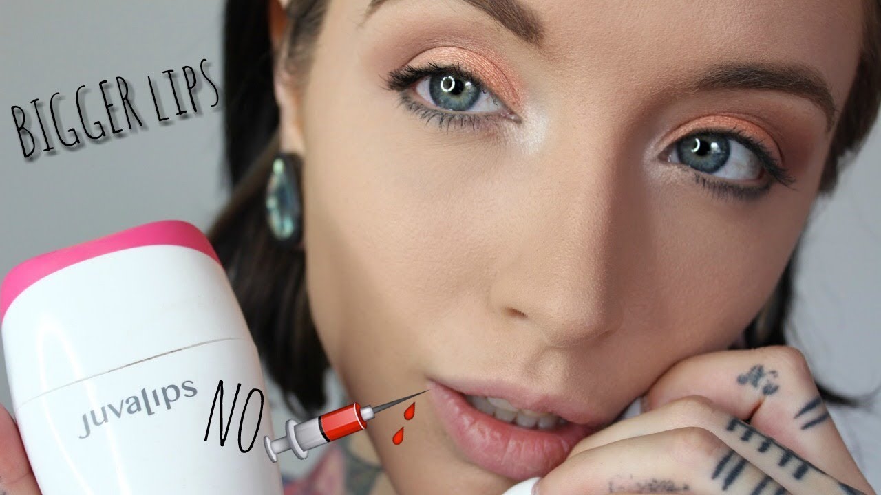 HOW TO GET FULLER LOOKING LIPS | Juvalips - YouTube