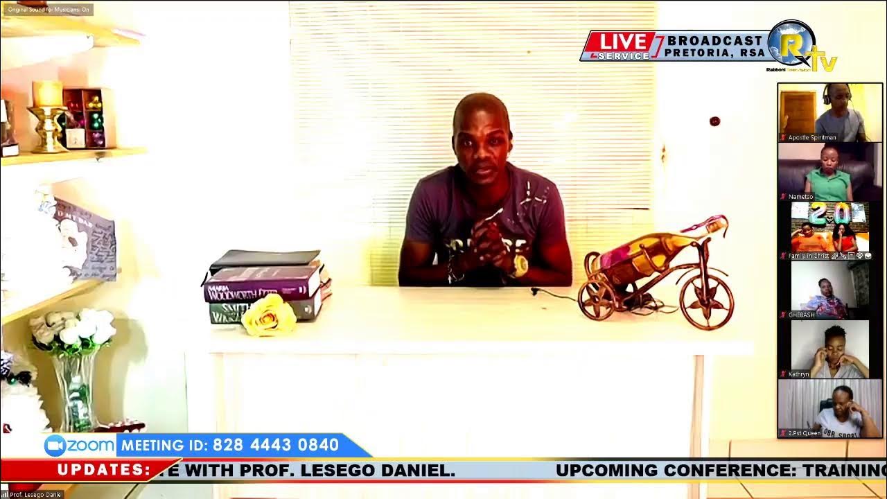 25 JANUARY 2023 WEDNESDAY LIVE BROADCAST SERVICE WITH PROF. LESEGO DANIEL AND SONS PART 1 - YouTube