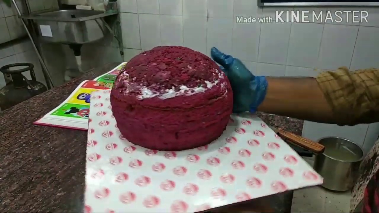 Red blast 3 kg cake food ball cake - YouTube