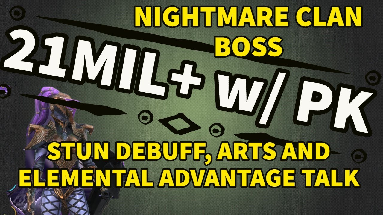 [RAID SHADOW LEGENDS] PAIN KEEPER 21MIL ON NIGHTMARE CLAN BOSS + STUN ...