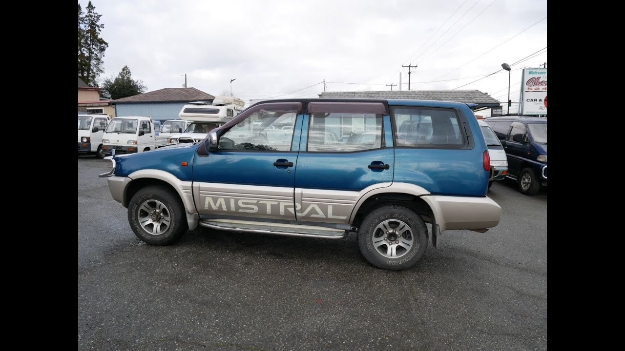 1994 Nissan Mistral Terrano 2 turbo diesel td27 t test drive - YouTube