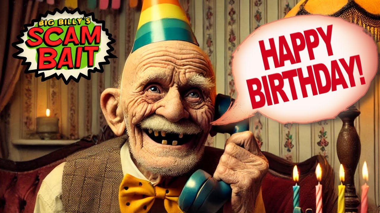 Singing Happy Birthday To A Scammer - YouTube