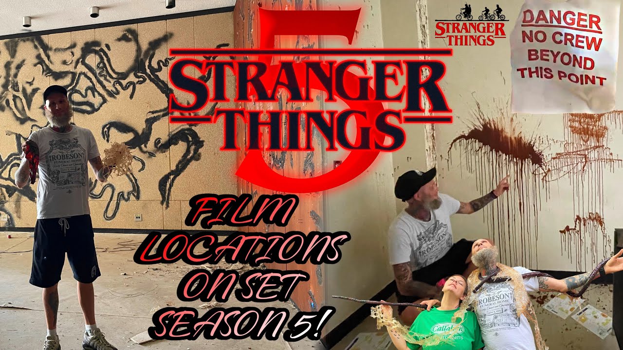 Stranger Things Inside Hawkins Laboratory On Set Season 5! - YouTube