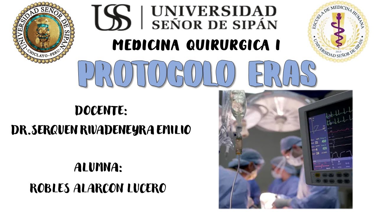 PROTOCOLOS ERAS - YouTube