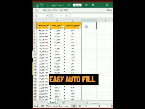 Table Benifits in Excel | #exceltipsandtricks #shorts - YouTube