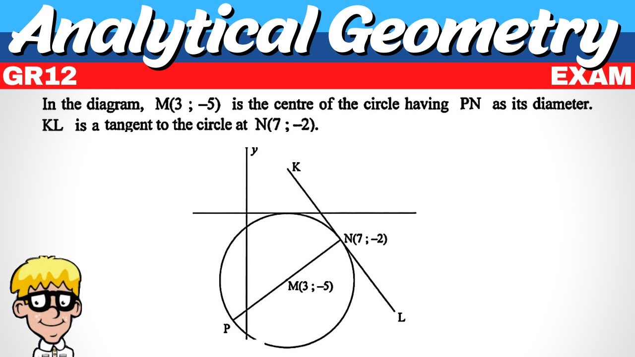 Analytical Geometry Grade 12 Exam Questions - YouTube