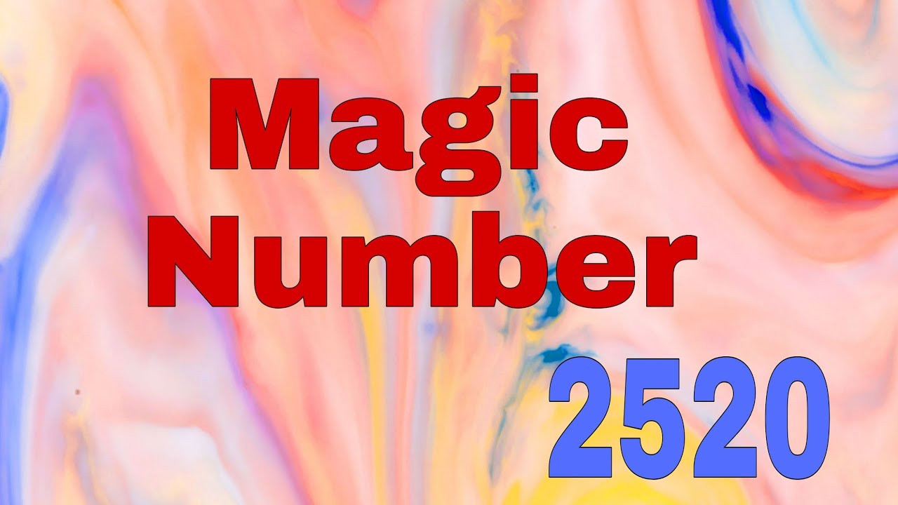 magic number 2520| simple mathematics funda| - YouTube