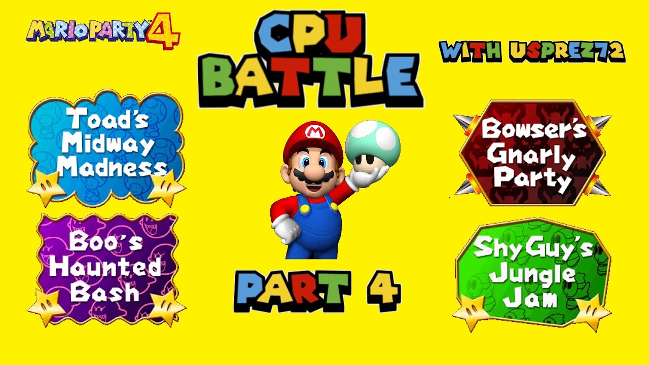 Mario Party 4 CPU Battle season 2: part 4 - YouTube