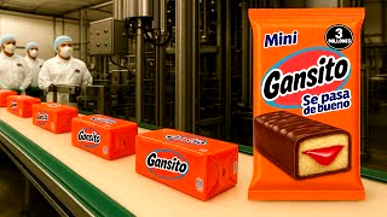 Cómo se Hacen los GANSITOS 🍫 | El Secreto de la Fábrica Paso a Paso ...
