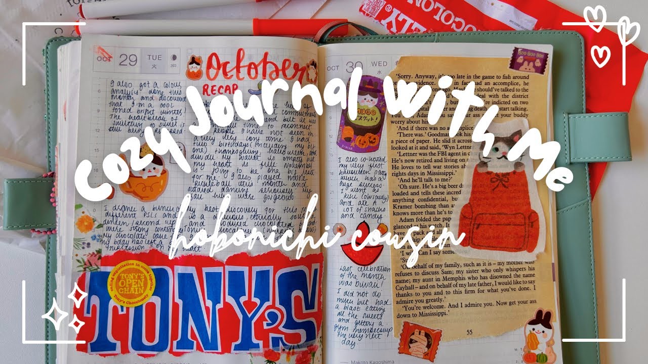 Cozy Journal With Me | Fall Vlog 🍂 | October Updates - YouTube