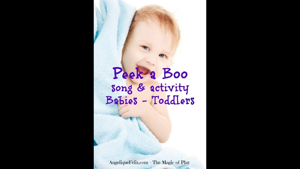 Peek a Boo nursery rhyme - for baby, toddlers, preschool - YouTube