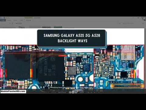 Samsung Galaxy A52s A528 Backlight Ways Repair Display Light Problem #gsm_free_equipment - YouTube