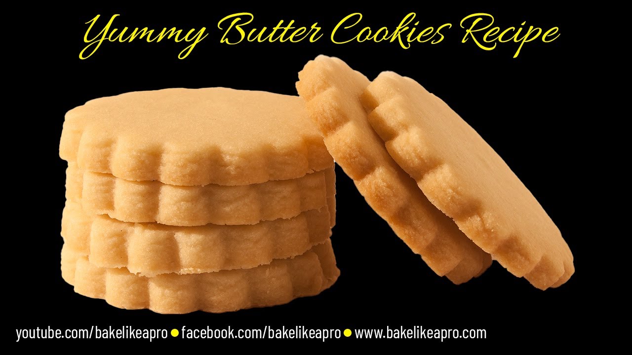 Easy Flaky Butter Cookies Recipe - YouTube