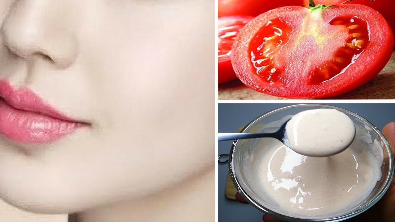 Skin Whitening Tomato Facial at Home / Get Fairer, Clean and Spotless ...