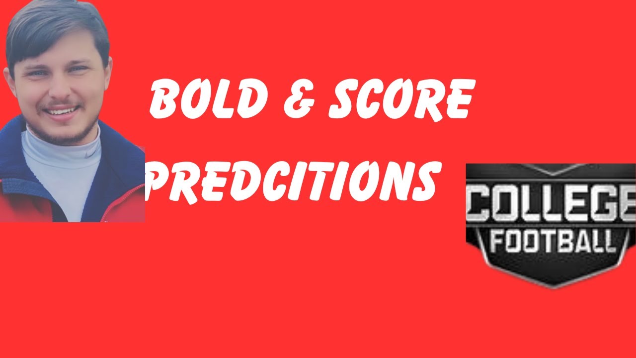 Week 8 Bold Predictions & Score Predictions Ep 121 - YouTube