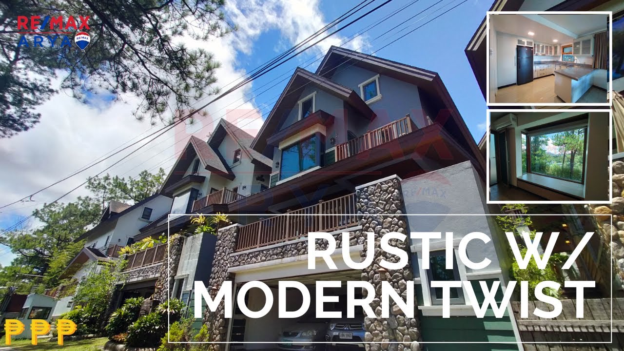 Tour#6: Rustic Design with a Modern Twist Townhouse for Sale in Baguio ...