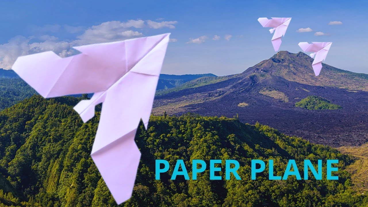 EASY WAY TO MAKE A PAPER PLANE - FLY HIGH & FLY FAR #papercraft #diy # ...
