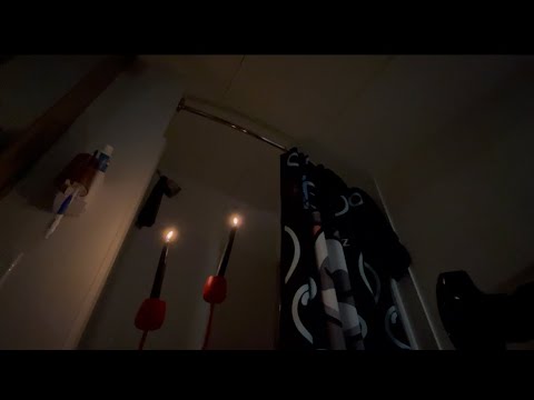 Relaxing Shower Sounds for Sleep & Cozy Relaxation | ASMR with Candles ...