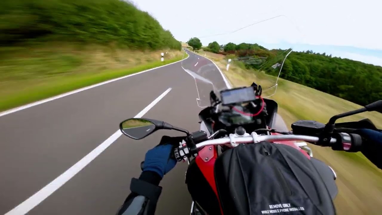 BMW R1200GS SC Project RAW only Engine Sound in the Eifel Action 2 ND ...