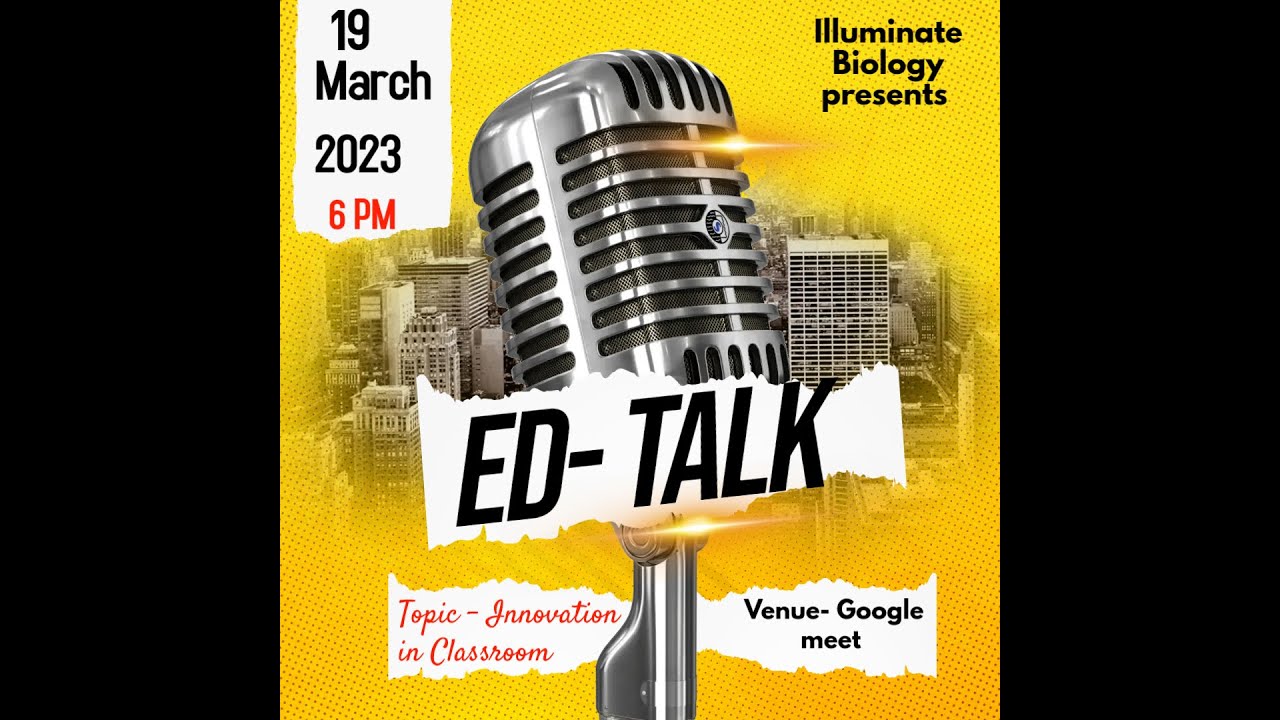 ILLUMINATE BIOLOGY ED-TALK !! - YouTube