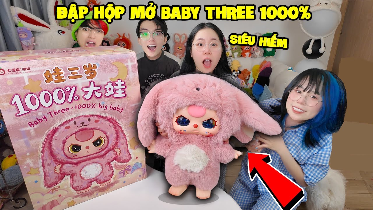 SAMMY PHONG CẬN VÀ SIMMY KAIRON ĐẬP FULL HỘP BABY THREE 1000% SIÊU KHỔNG LỒ - YouTube