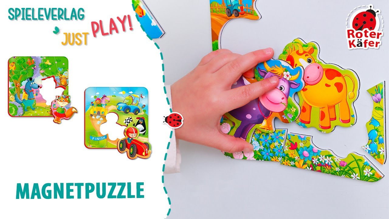 Magnetpuzzle / Foam magnetic puzzle - YouTube